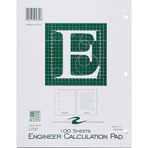 ShopOKState - ENGINEER CALCULATION PAD - 100 SHEETS